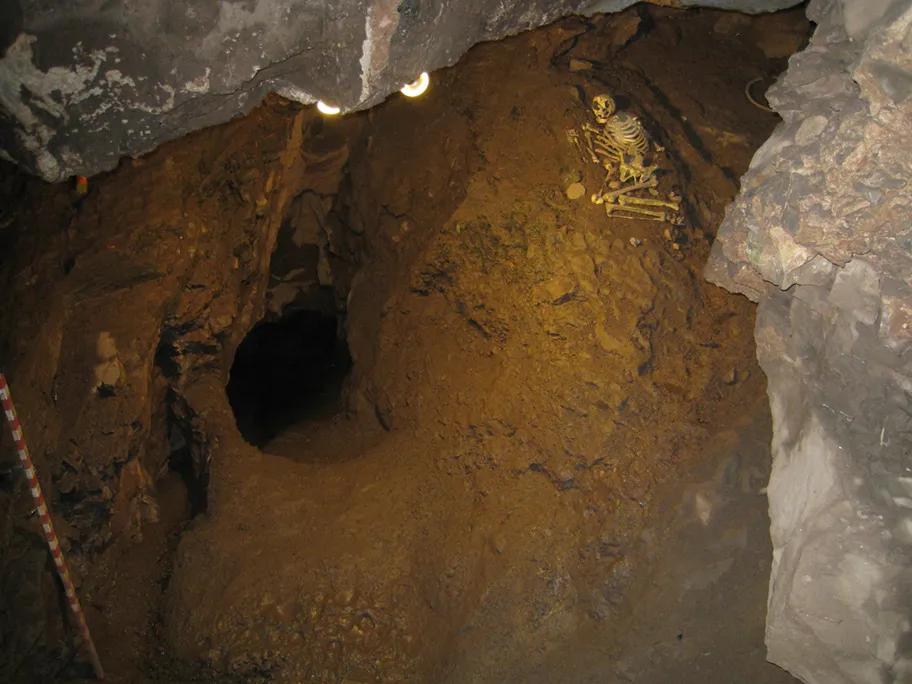 The caverns of the Cheddar Gorge